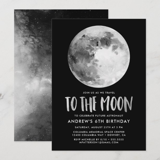 Invitaciones Luna Y Estrellas | Zazzle.es
