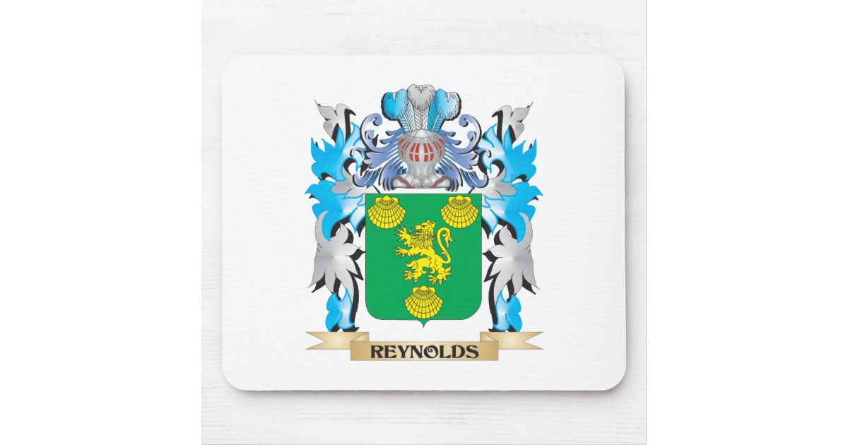 Alfombrilla De Ratón Escudo de armas de Reynolds - escudo de la familia ...