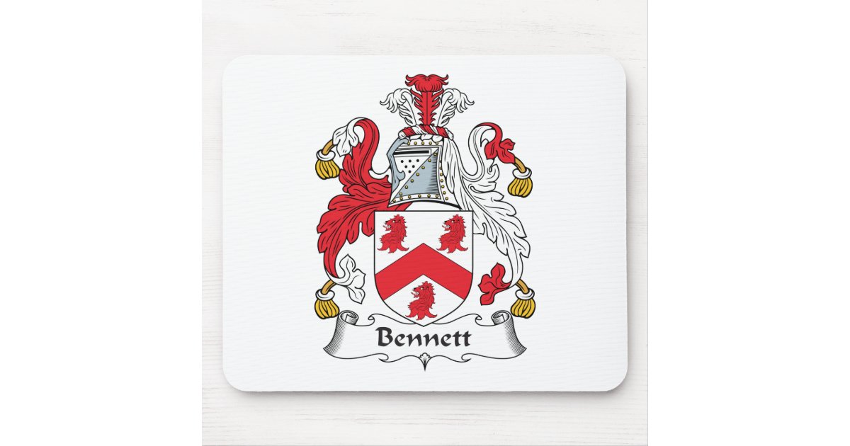 Alfombrilla De Ratón Escudo de la familia de Bennett | Zazzle.es