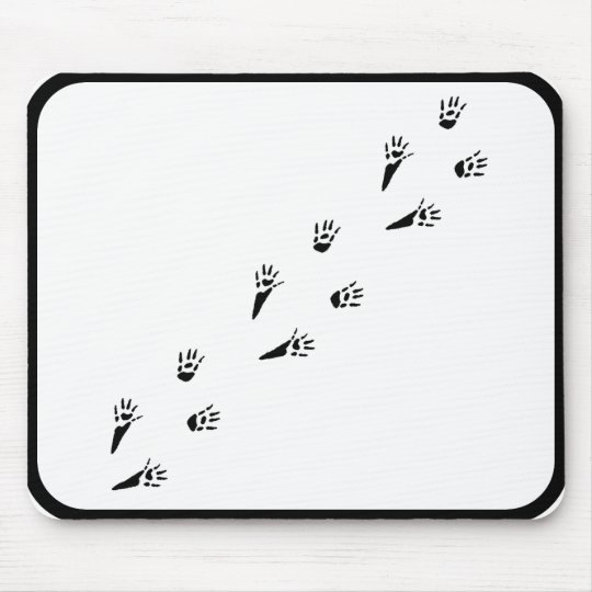 Alfombrilla De Ratón Impresión de la pata de la rata - cojín de ratón ...