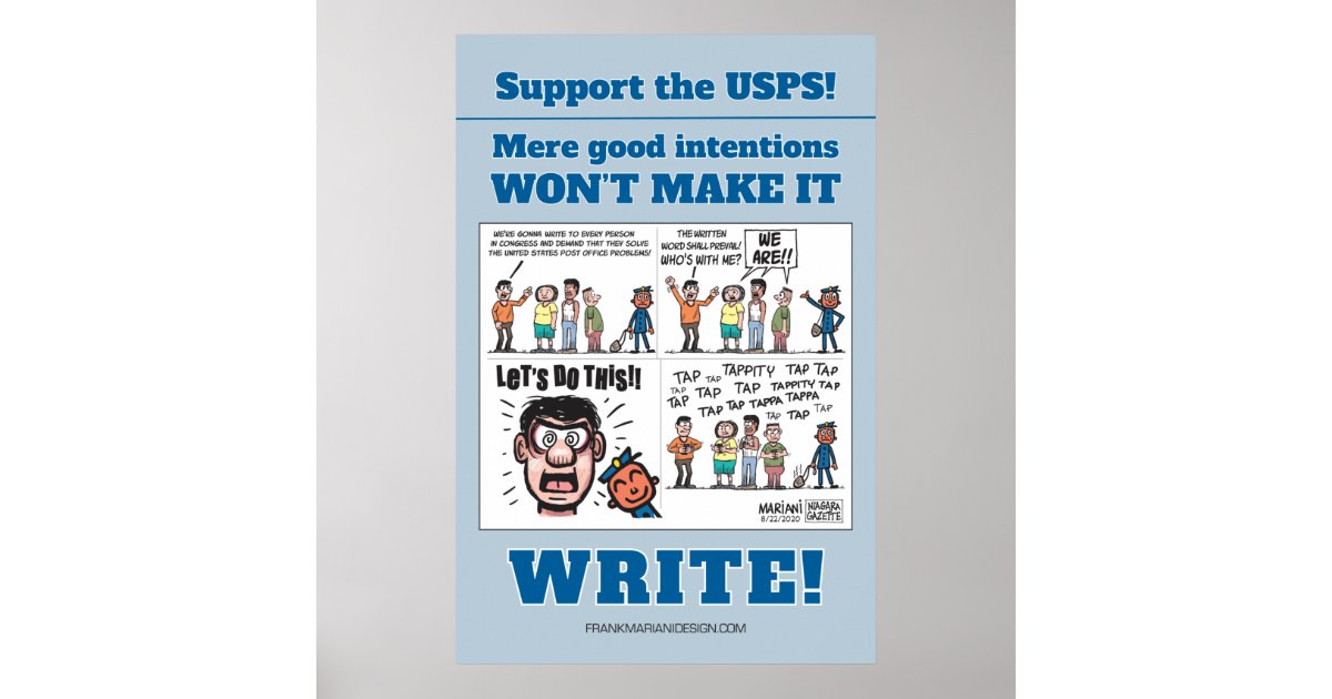 ¡Apoye a los USPS! Póster | Zazzle.es