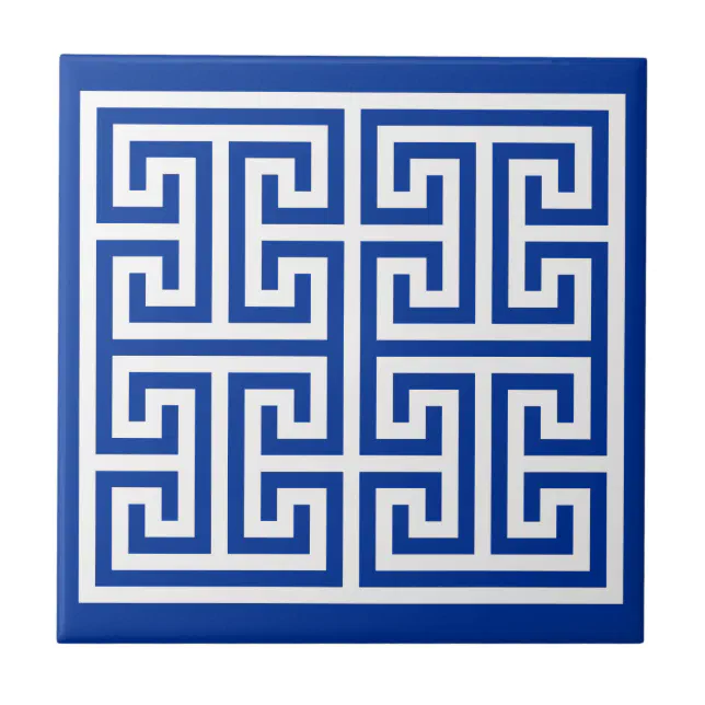 Azulejo De Cerámica Diseño dominante griego | Zazzle.es