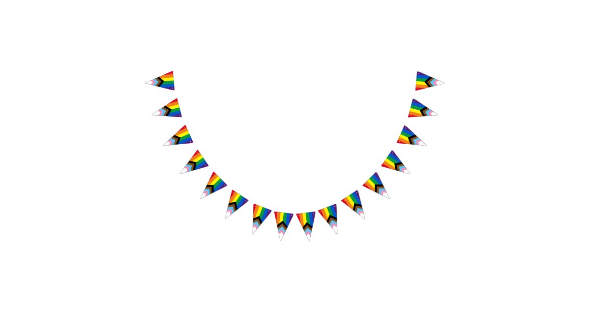 Banderines Lgbtq diversidad arcoiris inclusiva orgullo gay | Zazzle.es