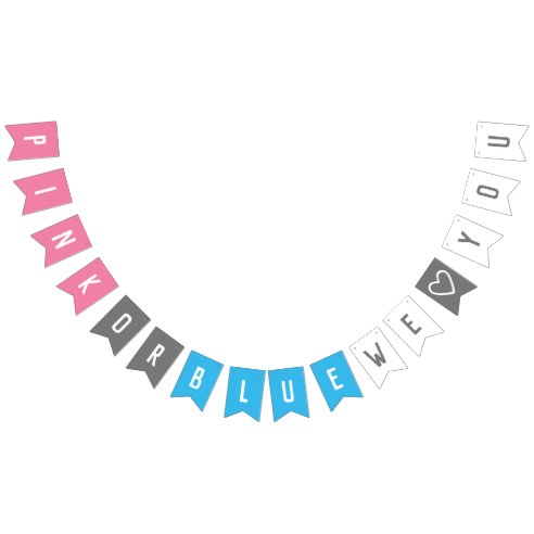 Banderines Rosa O Azul | Zazzle.es