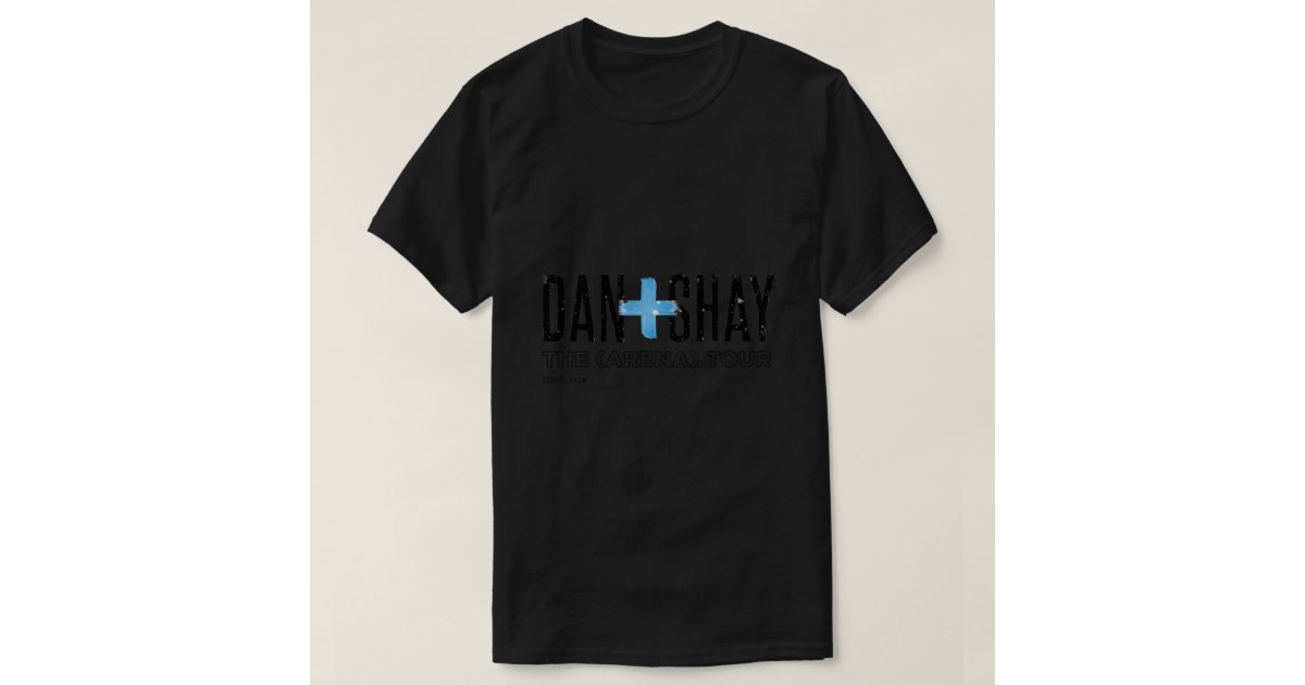 Camiseta dan + shay el tour del logo de la arena 2020 uyaku | Zazzle.es