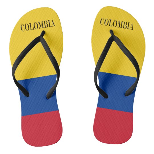 Chanclas Bandera de Colombia Bandera de Colombia | Zazzle.es