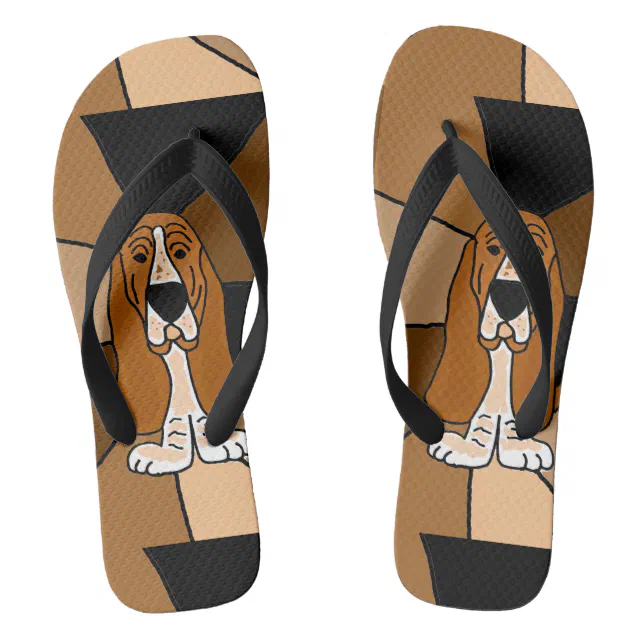 Chanclas Divertidas hojuelas de perro porcino | Zazzle.es