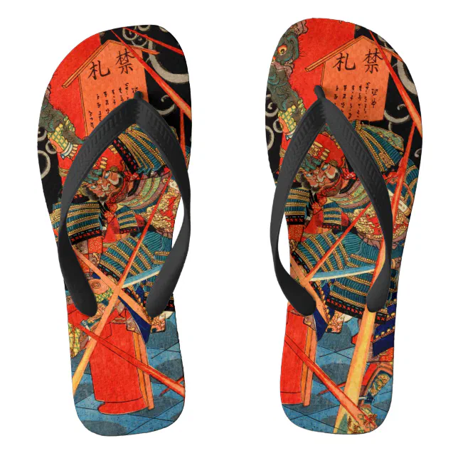 CHANCLAS MONSTRUO DE LUCHA EN SAMURAI | Zazzle.es