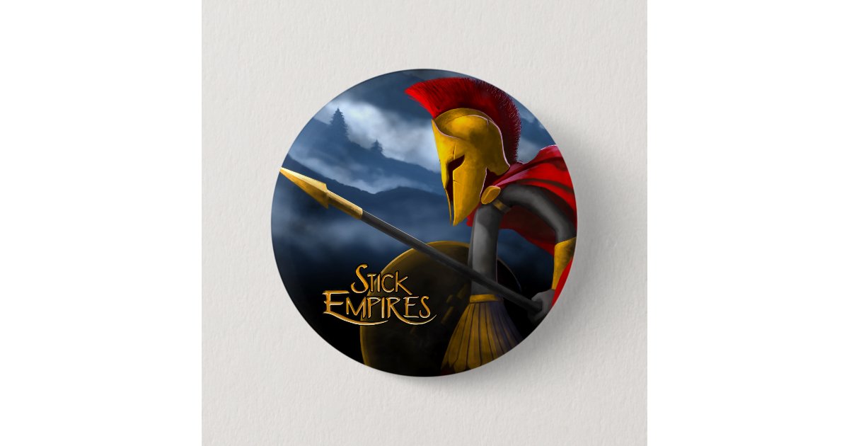 Chapa Redonda De 5 Cm Imperios del palillo - Speartan | Zazzle.es