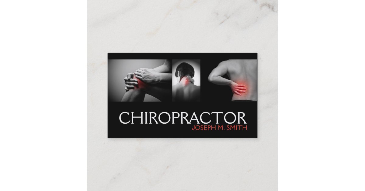 Chiropráctico Tarjeta de presentación de salud qui | Zazzle.es