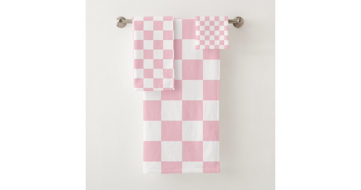 Comprobar el patrón del tablero de cheques rosado | Zazzle.es