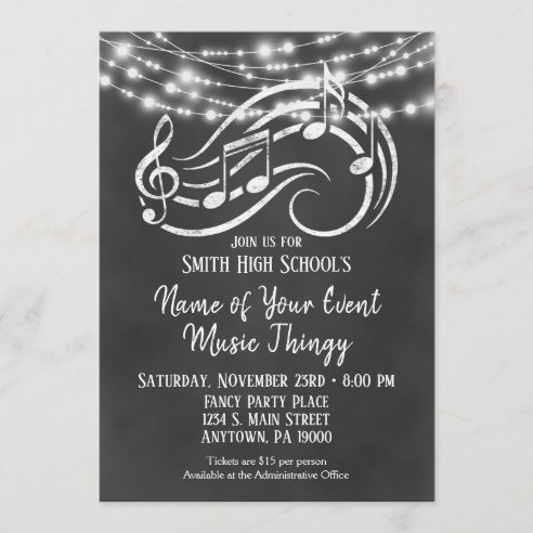 Invitaciones Musicales | Zazzle.es