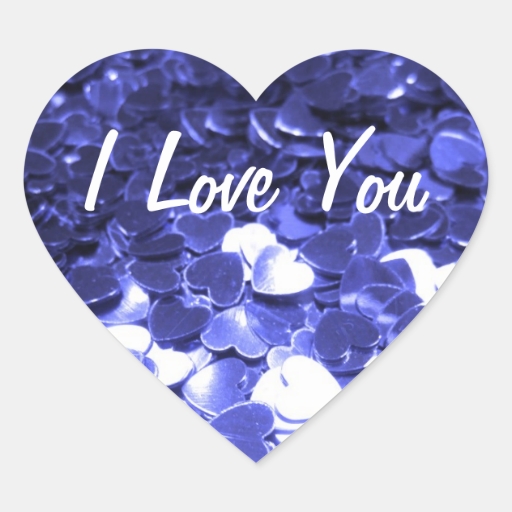 Corazones azules brillantes - Imagui