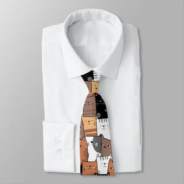 Corbata linda del modelo de los gatos del bebé | Zazzle.es