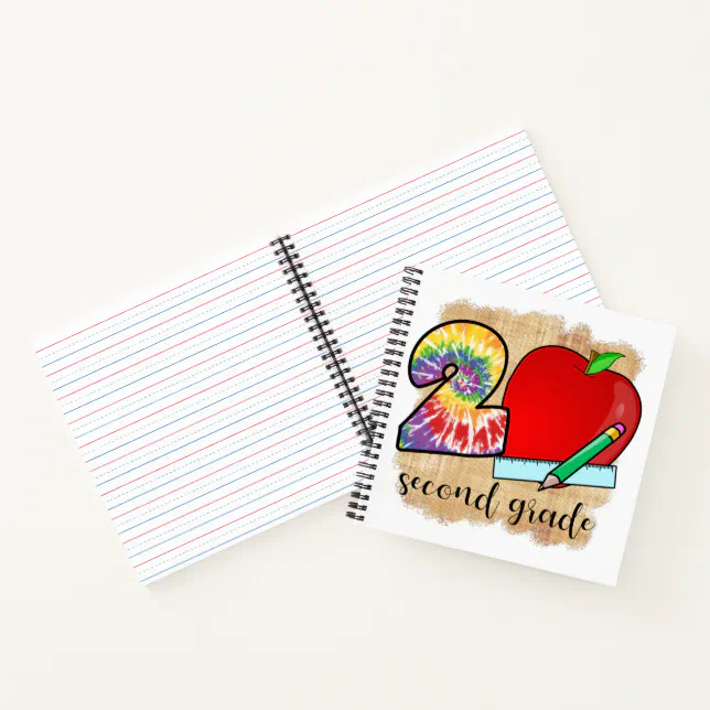 Cuaderno Bloc de notas de segundo grado de segundo grado | Zazzle.es