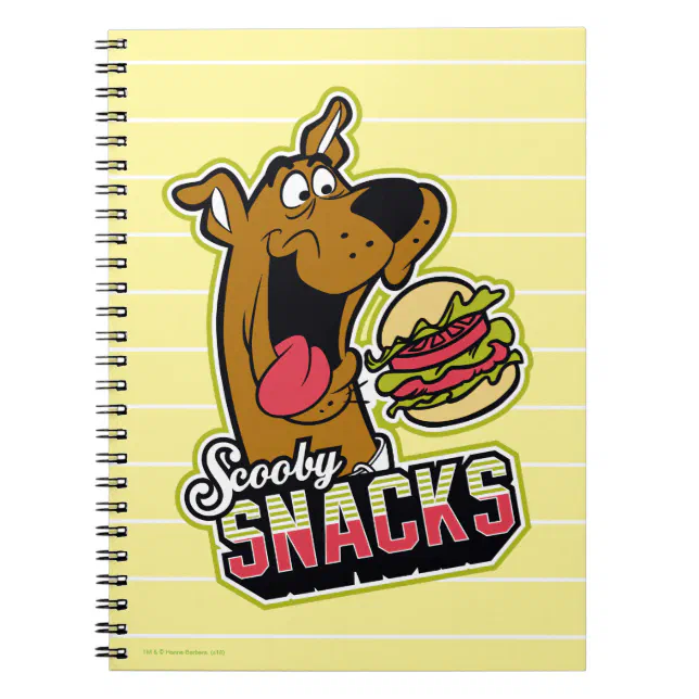 Cuaderno Logo de Scooby-Doo "Snacks Scooby" | Zazzle.es