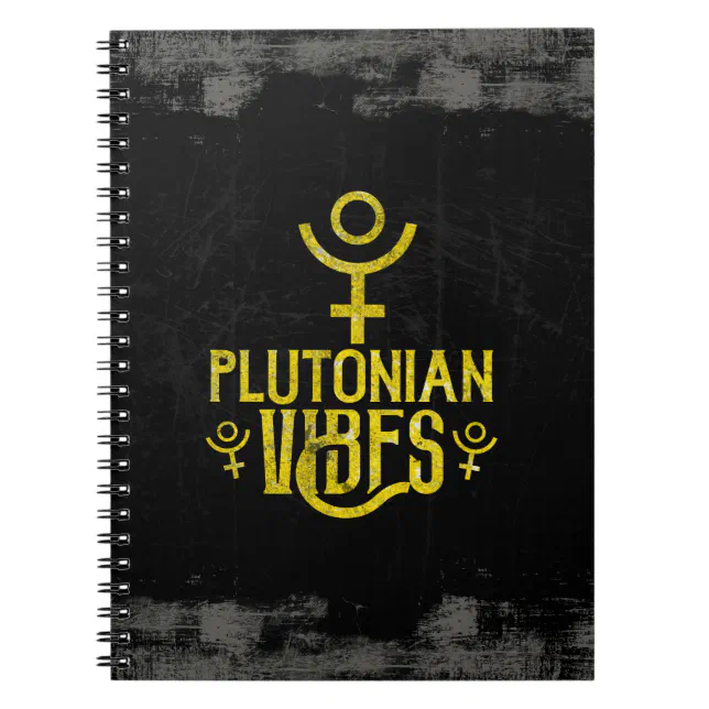 Cuaderno Vibes Plutonianas Escorpio Astrología Zodiac Plutó | Zazzle.es