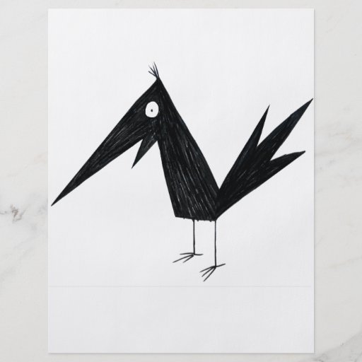 Como dibujar un cuervo - Imagui