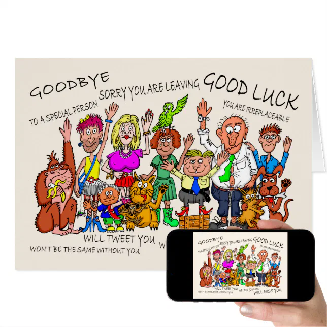 Dejar caricaturas del dibujo animado de agitar de | Zazzle.es