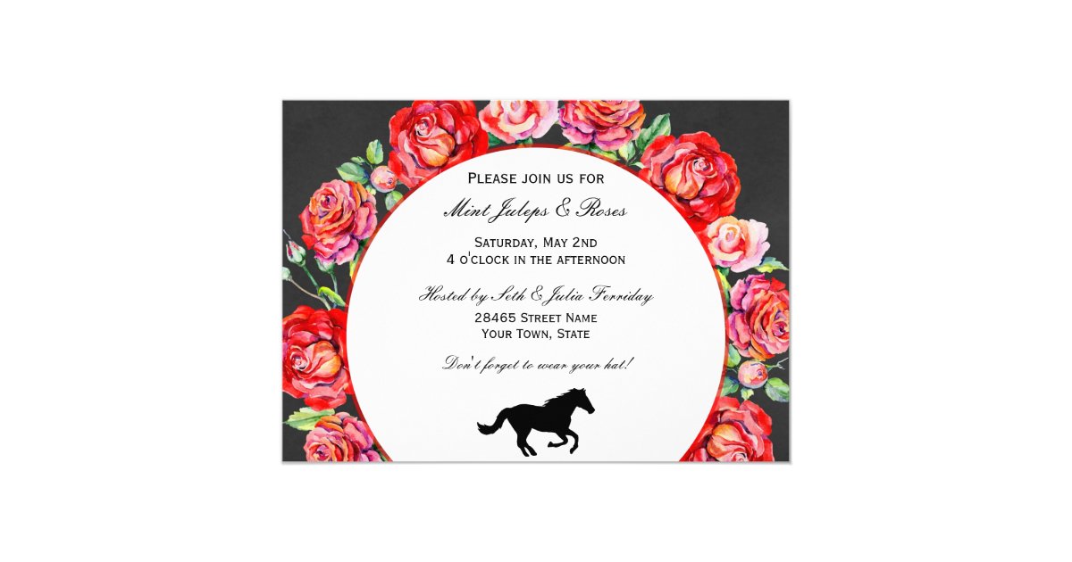 Elegante invitación a caballo | Zazzle.es