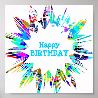 Pósters Feliz Cumpleaños | Láminas e impresiones | Zazzle.es