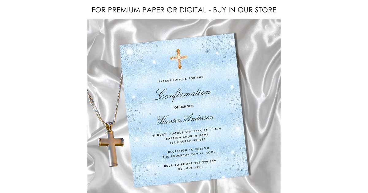 Flyer Confirmación de la invitación al presupuesto de bl | Zazzle.es