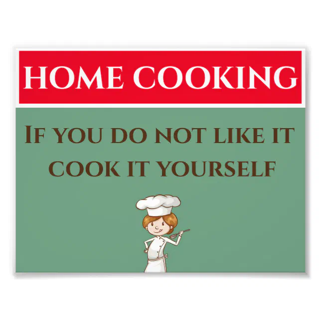 Foto Cocina doméstica, Rótulo, agregar o editar Poster | Zazzle.es