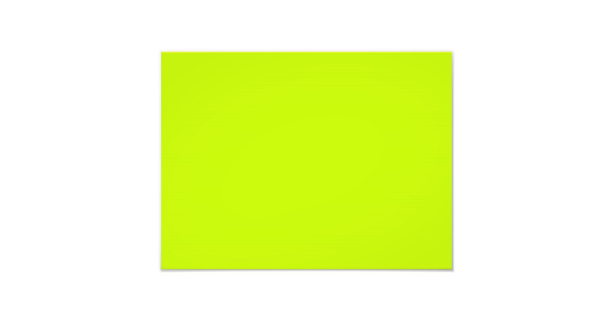 Foto Fluorescente Lime Green Neon Yellow Personalizado | Zazzle.es