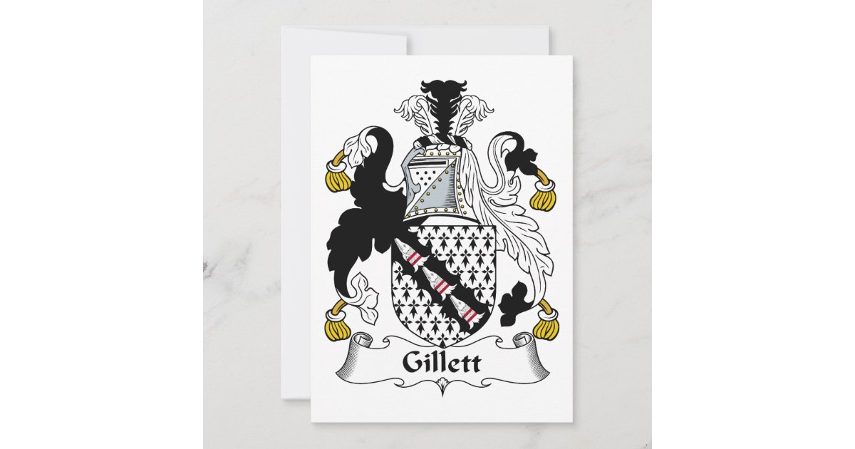 Gillett Family Crest | Zazzle.es