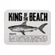 Imán El rey de playa de tiburón y definición vintage | Zazzle.es