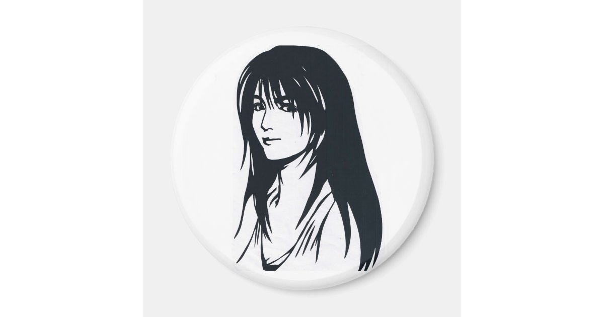 IMÁN LADY ANIME EN MAGNET | Zazzle.es