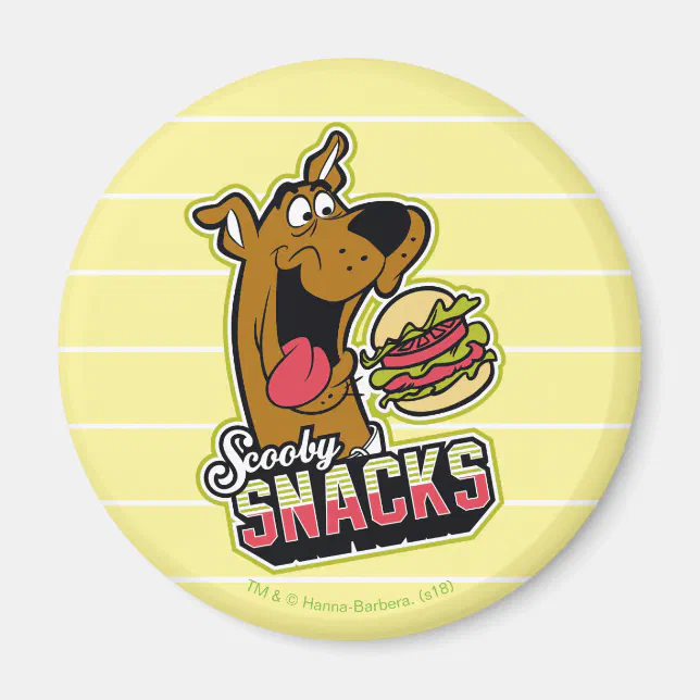 Imán Logo de Scooby-Doo "Snacks Scooby" | Zazzle.es