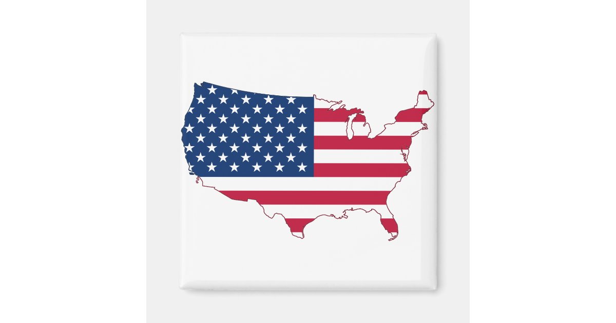 Imán USA Map-map-usa-america-maps-estados unidos | Zazzle.es
