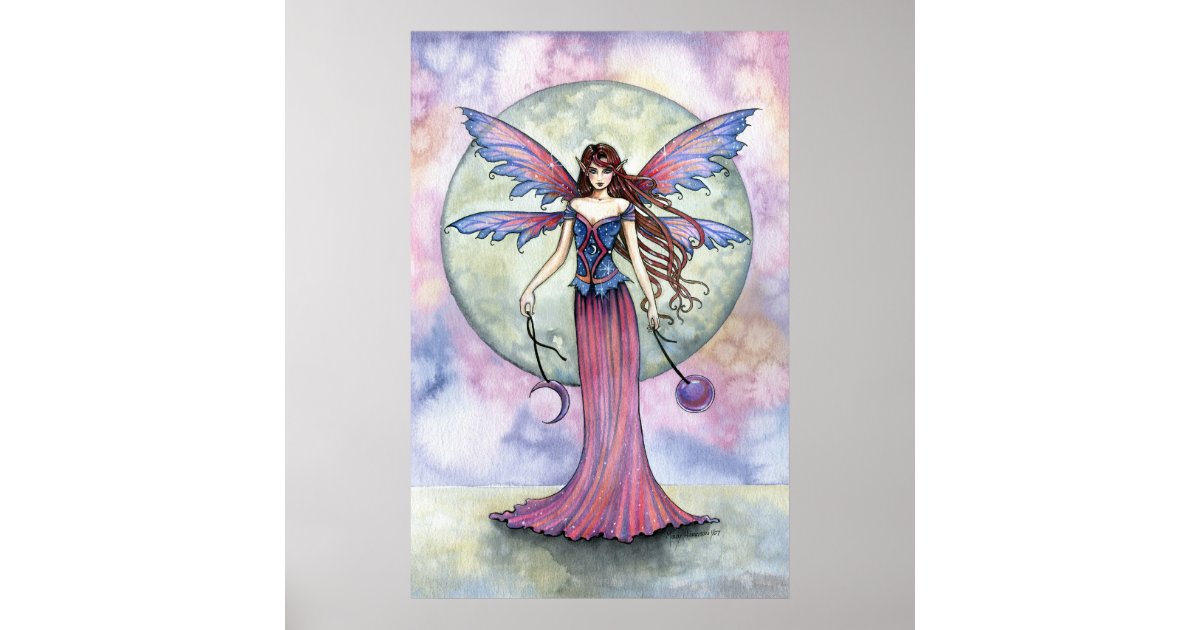 Impresión de Poster de hadas góticas celestes | Zazzle.es