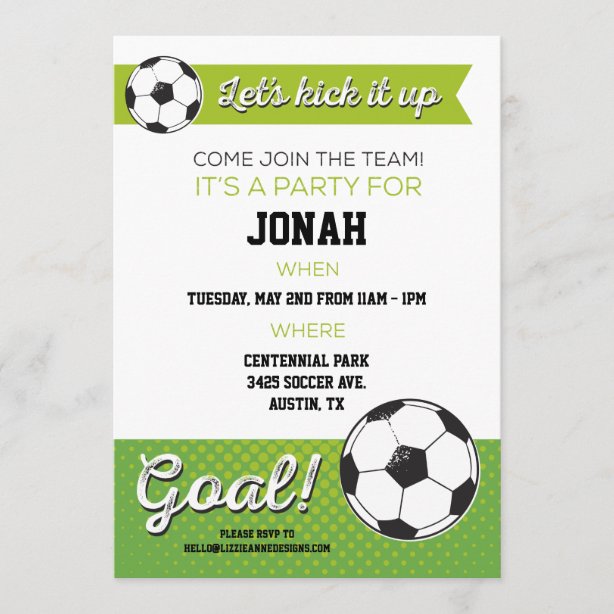 Invitaciones Soccer | Zazzle.es