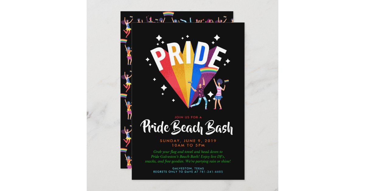 Invitación a fiesta de orgullo| ORGULLO | Zazzle.es
