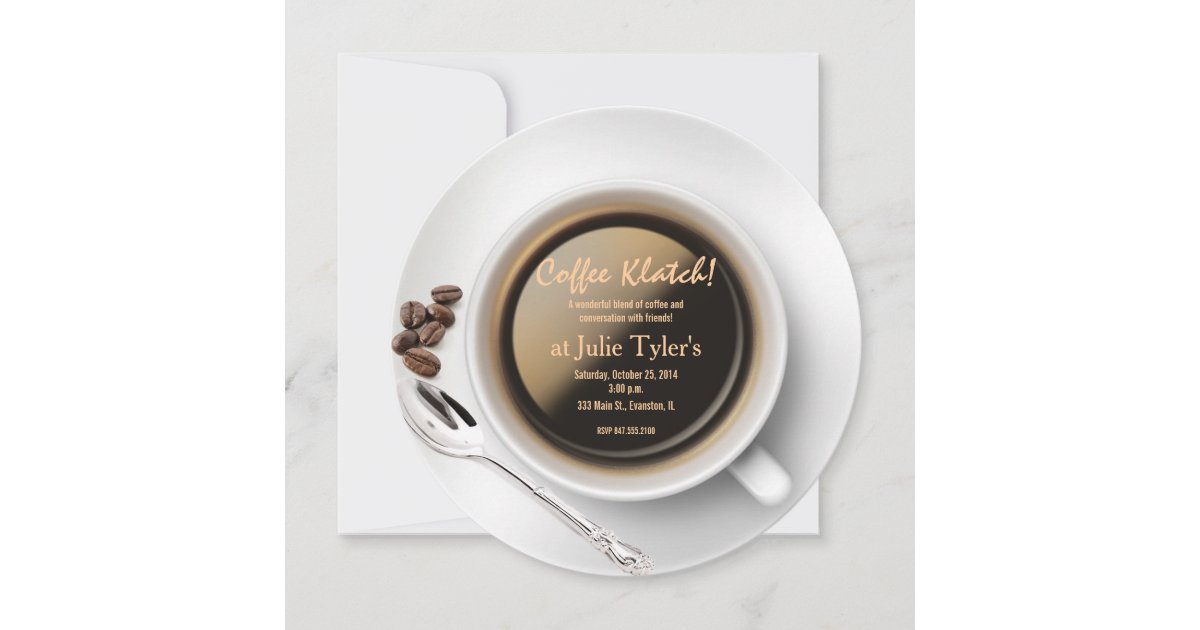 invitación a la cafetería para café | Zazzle.es