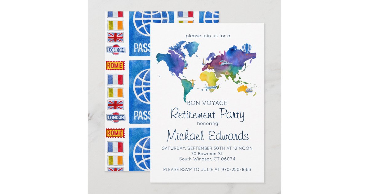 Invitación a la fiesta de retiro de la viudedad de | Zazzle.es