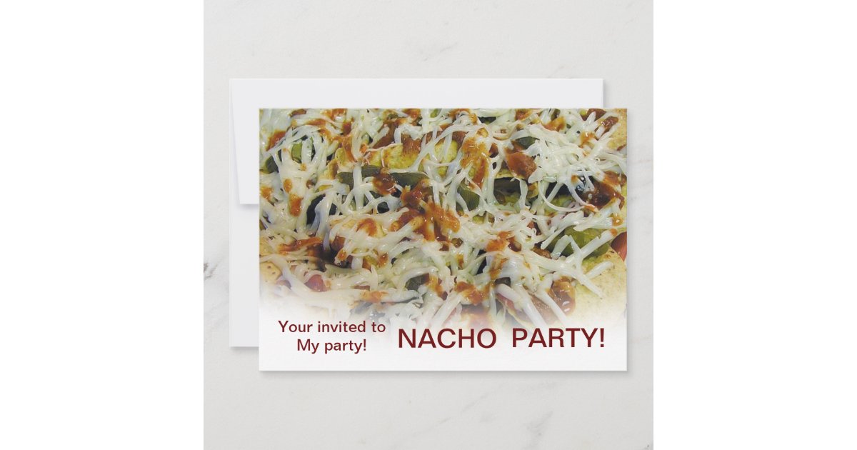 INVITACIÓN AL FIESTA DE NACHO | Zazzle.es