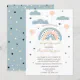 Invitación Arcoiris, Nubes, DotsBaby Shower Por Correo | Zazzle.es