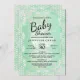 Invitación Baby Shower en una elegante Casa de la Moneda Verd | Zazzle.es