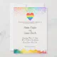Invitación Bandera del Orgullo Gay del Arcoiris LGBT | Zazzle.es