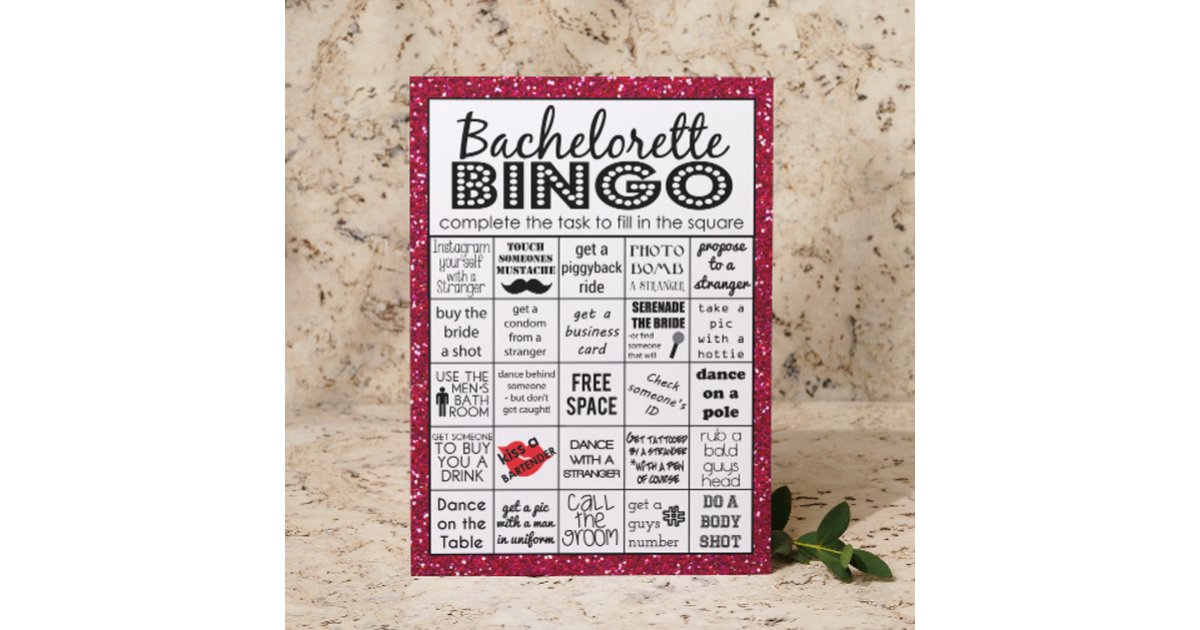 Invitación Bingo de bachillerato rojo caliente, juego Fiesta, | Zazzle.es