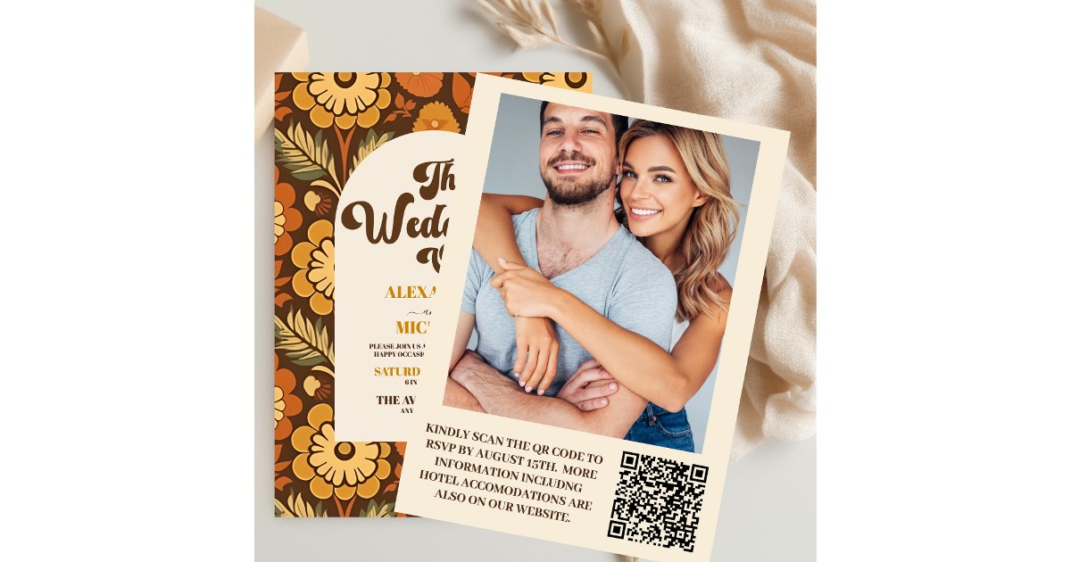 Invitación Código QR Código Azteca Tribal Brown Étnica Occide | Zazzle.es