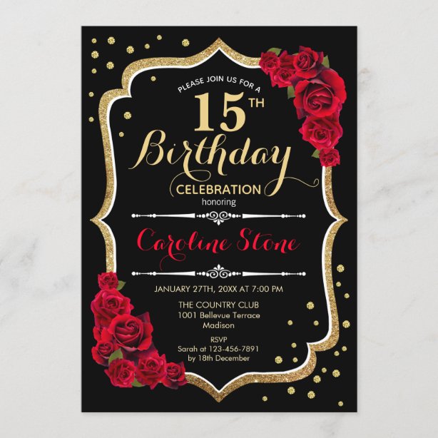 Invitaciones Rosas Rojas | Zazzle.es