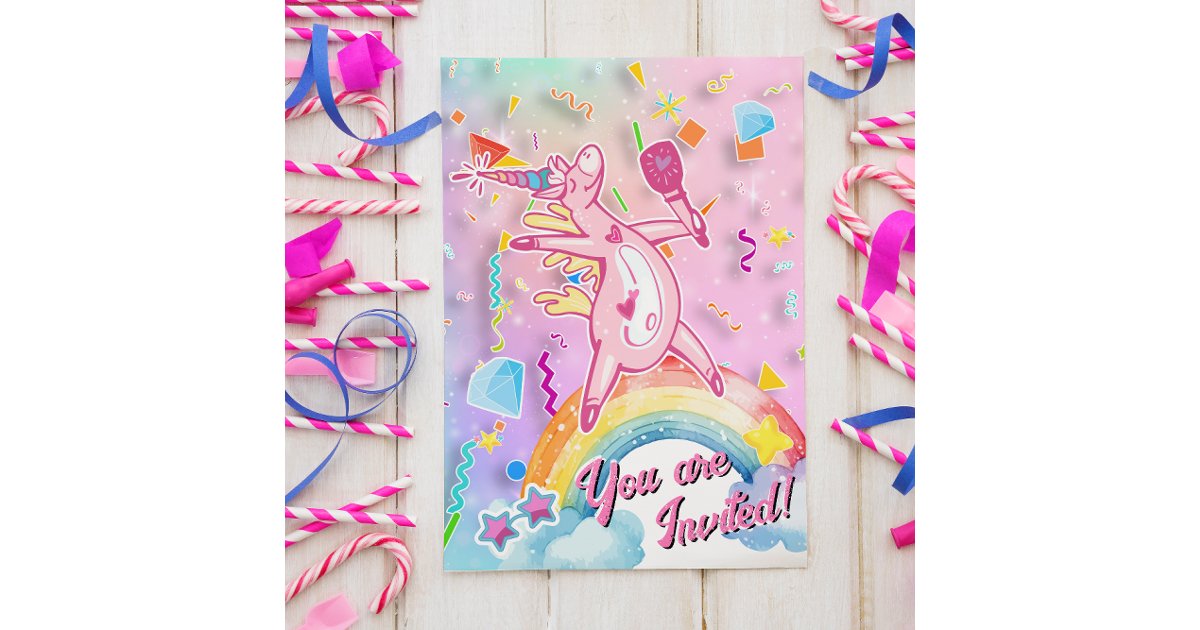Invitación de cumpleaños de Princess Magical Unico | Zazzle.es