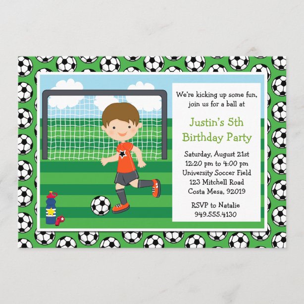 Invitaciones Soccer | Zazzle.es