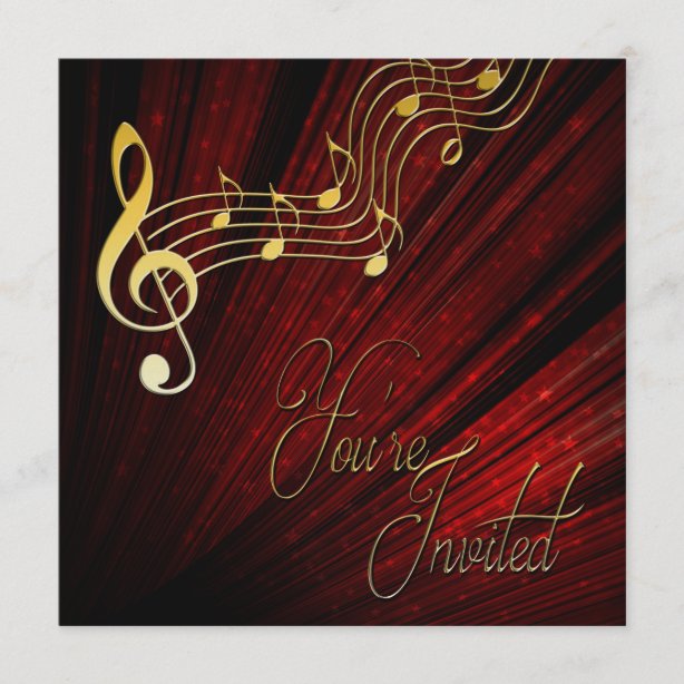 Invitaciones Concierto | Zazzle.es