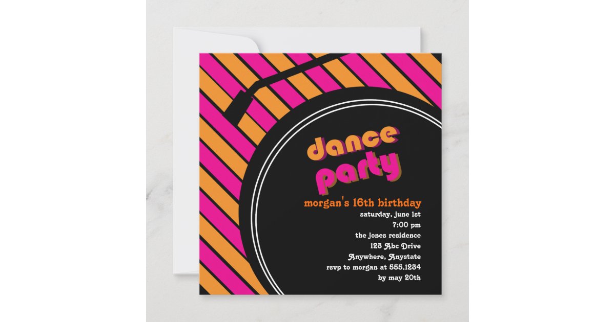 Invitación del baile | Zazzle.es