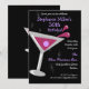Invitación del cóctel de Martini del cumpleaños | Zazzle.es